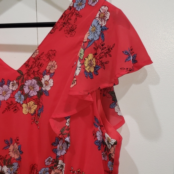Ophelia Roe | Dresses | Ophelia Roe Wrap Style Flower Dress | Poshmark